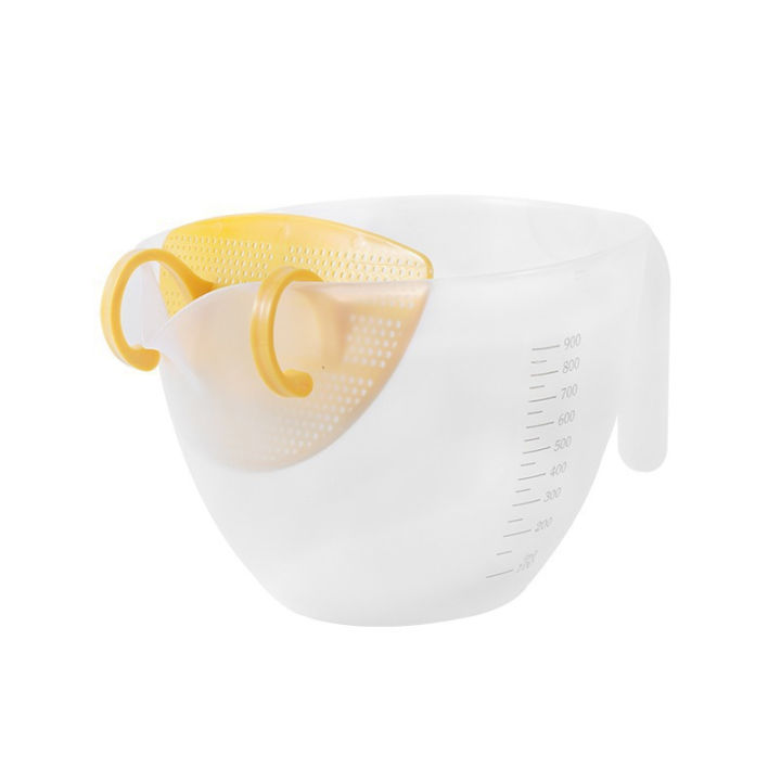 Masely Mixing Bowl Measuring Cup 1000ml Large Capacity With measuring ...