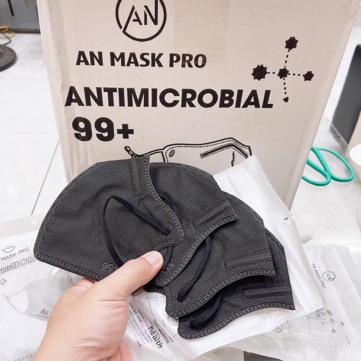 Hộp 10c Khẩu trang N99 6D AN Mask Pro 5 Lớp kháng khuẩn công nghệ cao ...