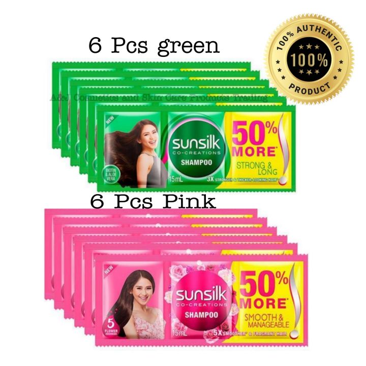 Original Sunsilk-Shampoo Green and Pink | Lazada PH
