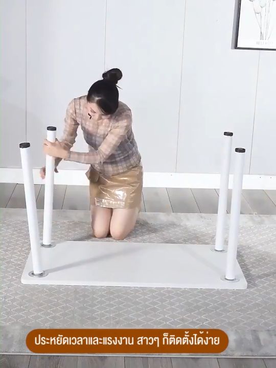 ROYASTAR โต๊ะทำงาน โต๊ะคอมพิวเตอร์ โต๊ะเรียน 80/100/120/140 CM แผงหนาขึ้น ทนต่อการสึกหรอ โต๊ะวาง ...