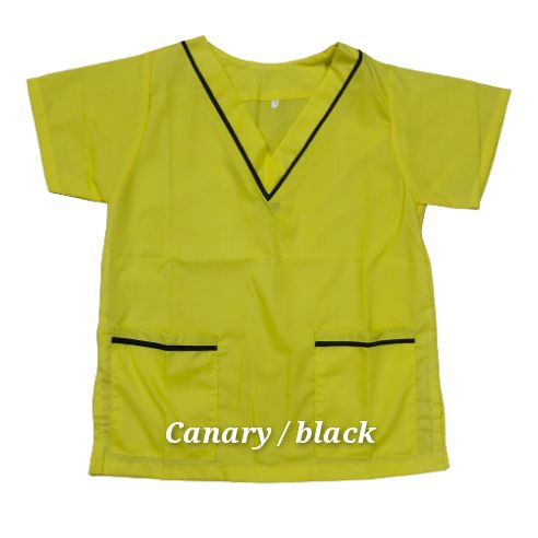 SCRUB SUIT ( UPPER ONLY ) WITH PIPING | Lazada PH