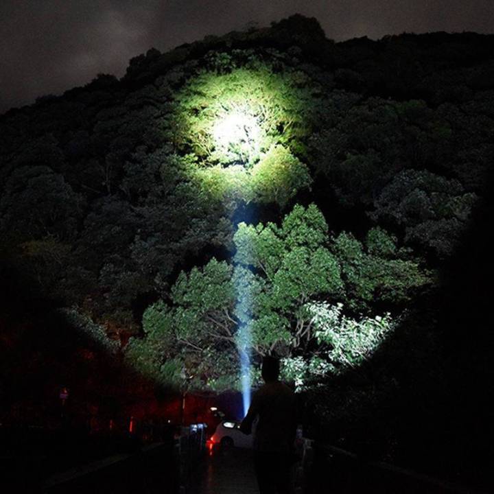 XPE T8 Torch light Rechargable LED High Lumen Flashlight USB ...