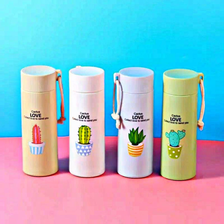 ( BISA COD ) PROMO BOTOL MINUM KACA GLASS KAKTUS LUCU UNIK MY BOTTLE ...