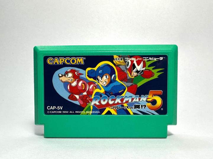 ตลับแท้ Famicom (japan)(fc) Rockman 5: Blues no Wana!? | Lazada.co.th