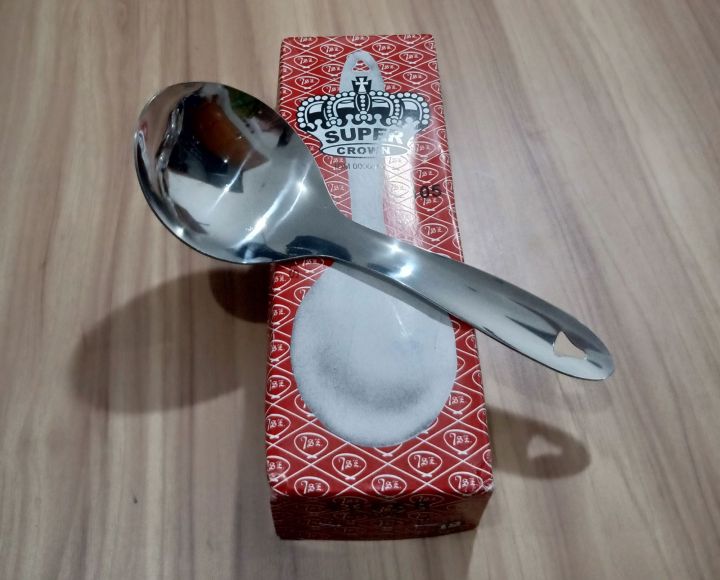 CENTONG NASI STAINLESS STEEL TEBAL (panjang 23cm lebar 7.9cm) SUPER ...
