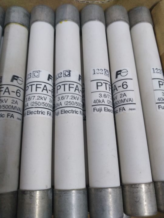 FUJI PTFA-6 2A , ฟิวส์ฟูจิ รุ่น PTFA-6 3.6/7.2 kV 2A(250/500MVA) สินค้า ...