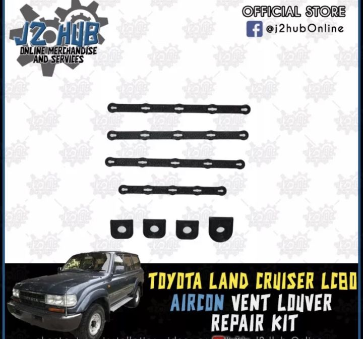 Toyota Land Cruiser LC80 Aircon Vent Louver Repair Kit | Lazada PH