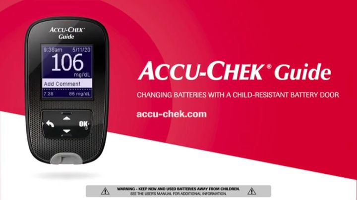 ครบเซ็ต ACCU-CHEK Guide เครื่องตรวจน้ำตาล เครื่องวัดเบาหวาน พร้อมแผ่น ...