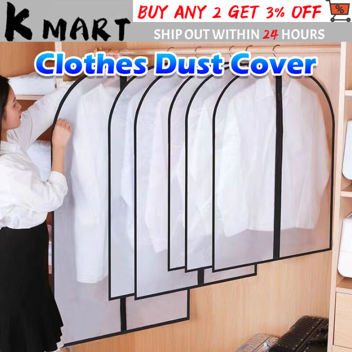 Transparent Garment Bag Dustproof Clothes Protector Cloth Cover ...