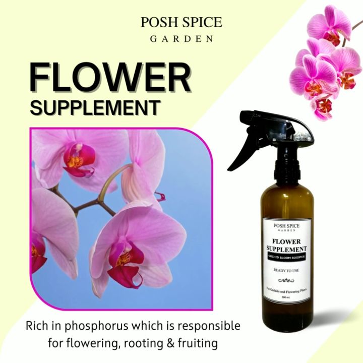 Flower Supplement Orchid Bloom Booster Foliar Spray Flower Food ...
