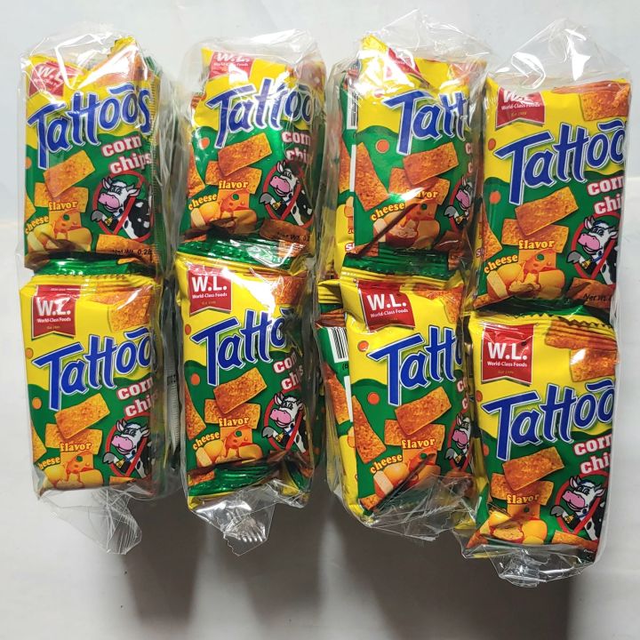 4 Pack Tattoos Corn Chips | Lazada PH
