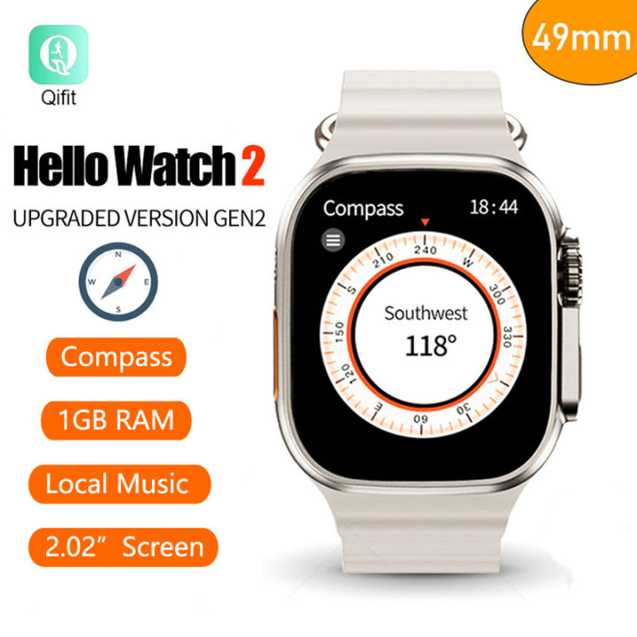 Original Hello Watch 2 Men Smart Watch H11 Ultra 2023 Upgraded 2.02inch ...