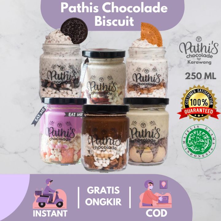 PATHIS CHOCOLADE - BISKUIT Cemilan Coklat Lumer Coklat Krispi Crunchy ...