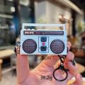 Creative Retro Mini Radio Keychain Intellectual Toy Bag Pendant Couple ...