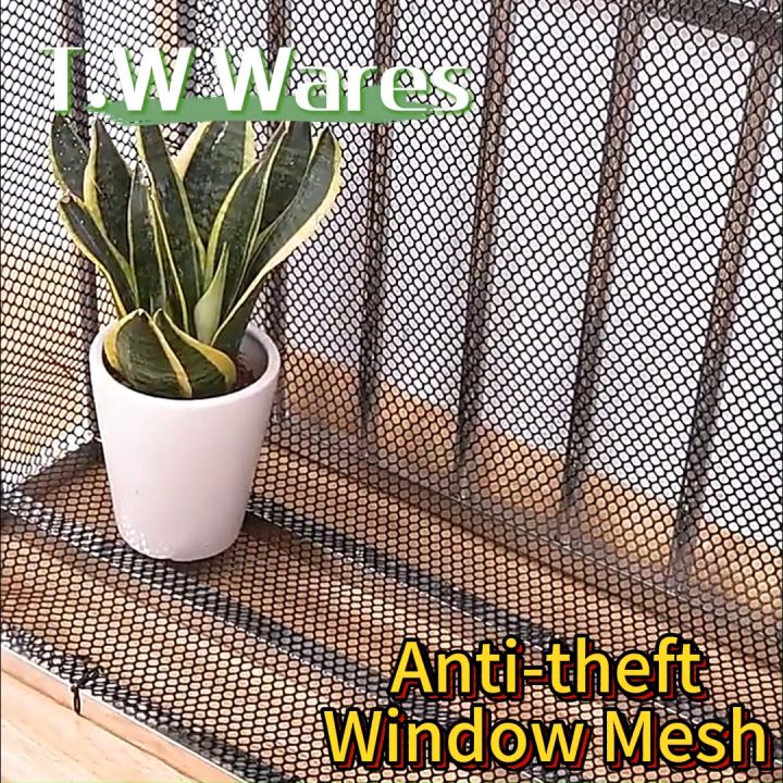 Plastic Chicken Wire Mesh Anti-aging Garden Fence Window Screen Net 1/3 ...