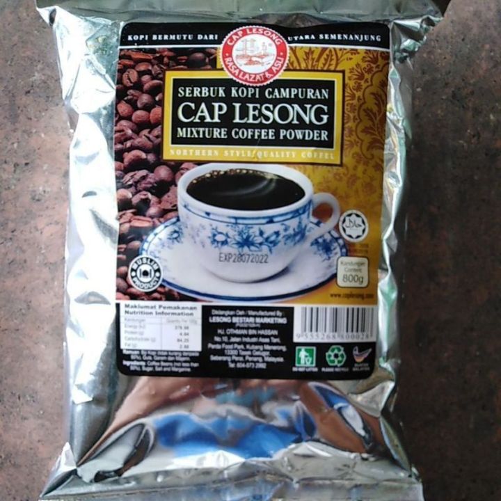 Serbuk Kopi Cap Lesong 600g Kasar | Lazada