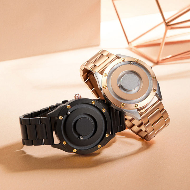 E043 Ladies Magnetic Watch No Glass Ball Bearing Watches Quartz ...