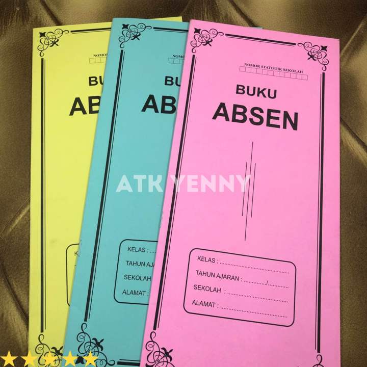 Buku Daftar Absen Kehadiran / Daftar Hadir Murid Sekolah | Lazada Indonesia