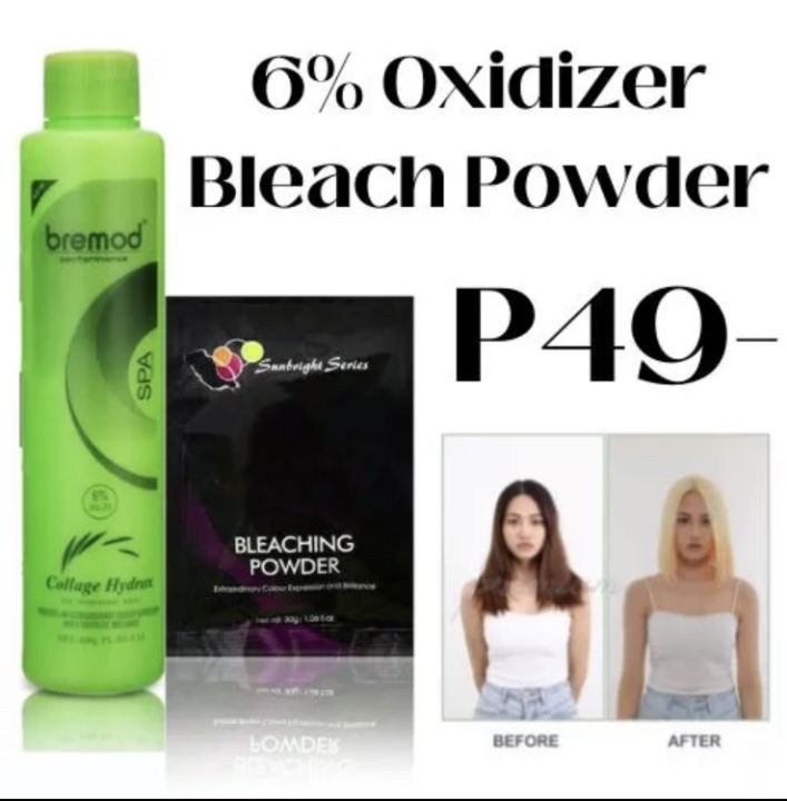 Bleaching set - Bremod 6% + Sunbright bleach | Lazada PH