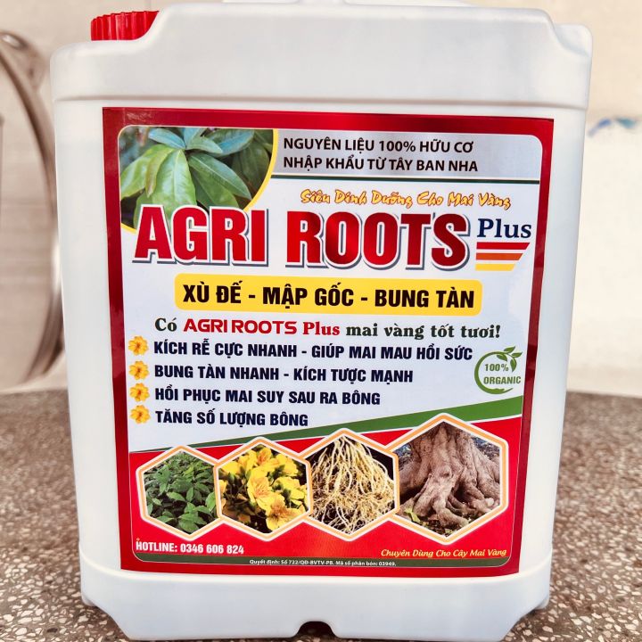Phân bón Agri Roots Plus, Abroot mẫu mới chuyên mai vàng siêu kích rễ ...