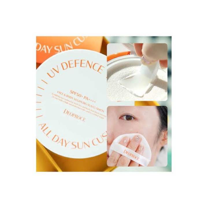 DEOPROCE UV Defence All Day Sun Cushion SPF50+ PA++++ 25g | Lazada PH