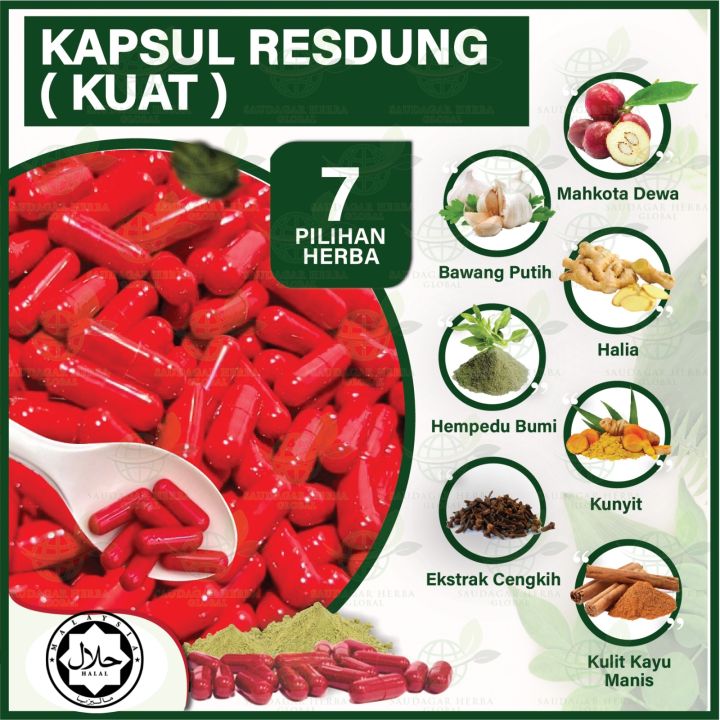 [KUAT] JAMU KAPSUL RESDUNG - 10Kapsul | Lazada