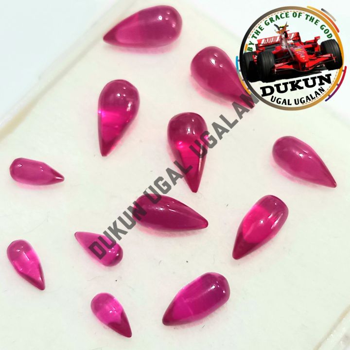 Supreme Tear Stone Series Batu Merah Delima MD Batu Merah Siam Rose ...