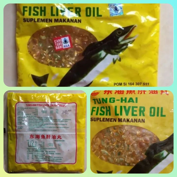 Tung Hai Fish Liver Oil Original SSA - Minyak Ikan - 500pcs - | Lazada ...