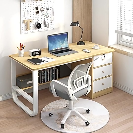 DODO 140cm Home Office Table Study Writing Table Computer Desk Room ...