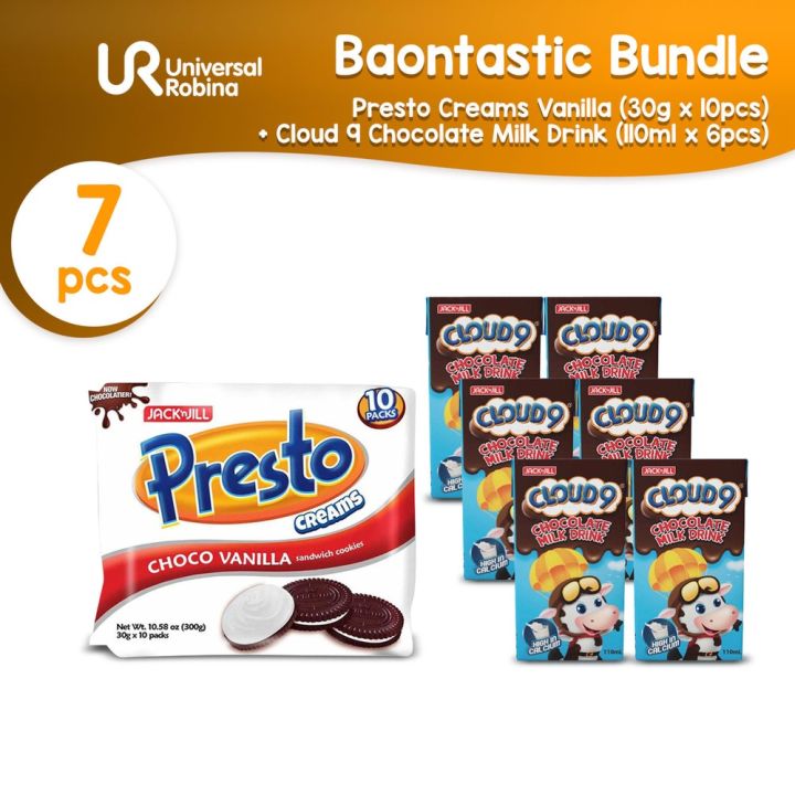 [BAONTASTIC BUNDLE] Presto Creams Vanilla 30g x 10 + Cloud 9 Chocolate ...