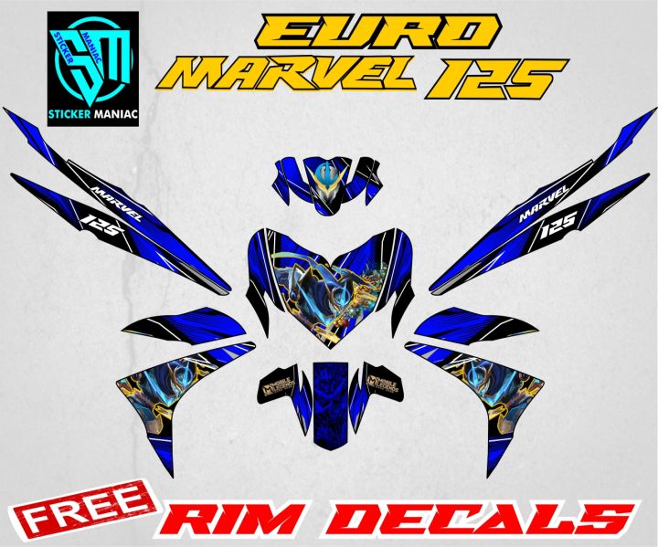 Euro 125 full body decals | Lazada PH