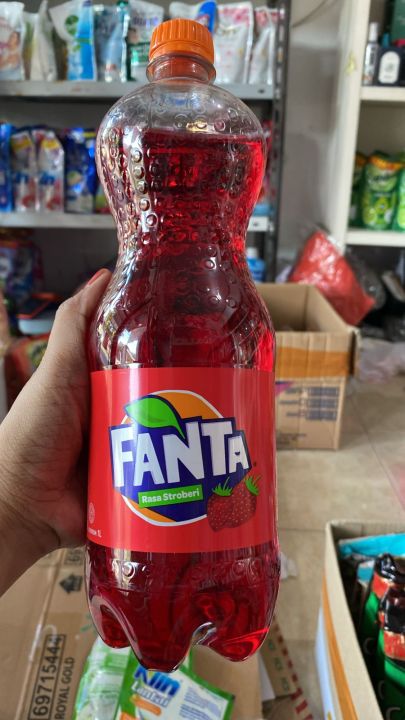 Minuman Soda Fanta 1 liter packing bubble wrap dan kardus | Lazada Indonesia
