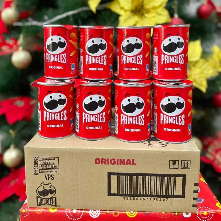 Pringles small buy 3 x 42 g / original flavor / chessy cheese / sour ...