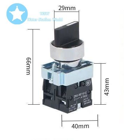 22mm Latching 2 -Position Rotary Selector Select Switch ZB2-BE101 | Lazada PH