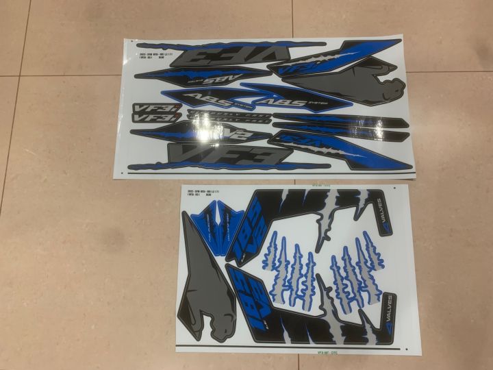 SYM VF3i-185 VF3i 185 L.E V3 (7) 2022 Body Sticker | Lazada