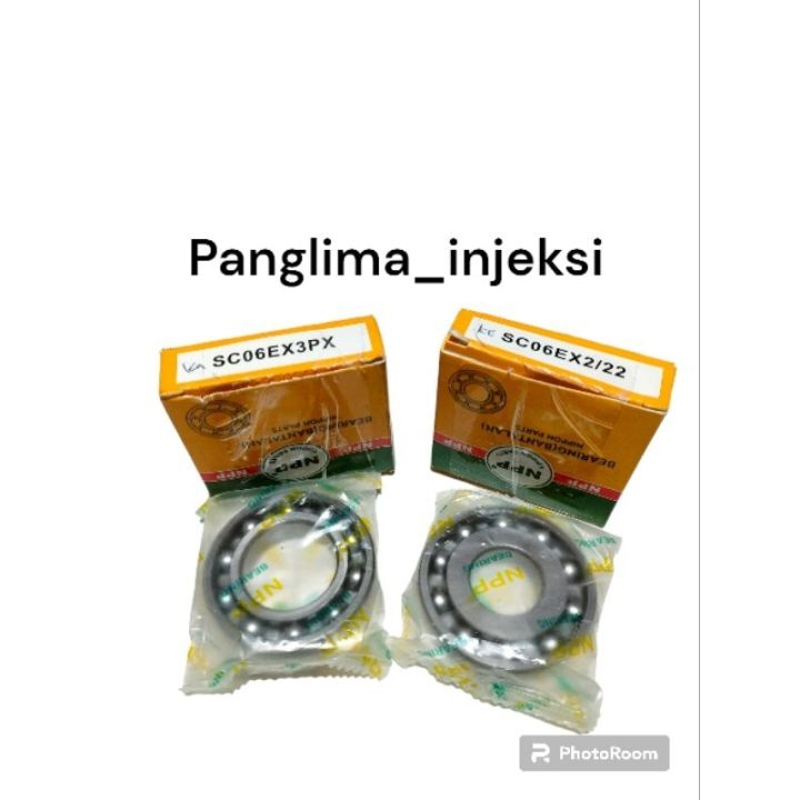 set laker lahar bearing kruk as laker bandul kanan kiri genio beat led ...