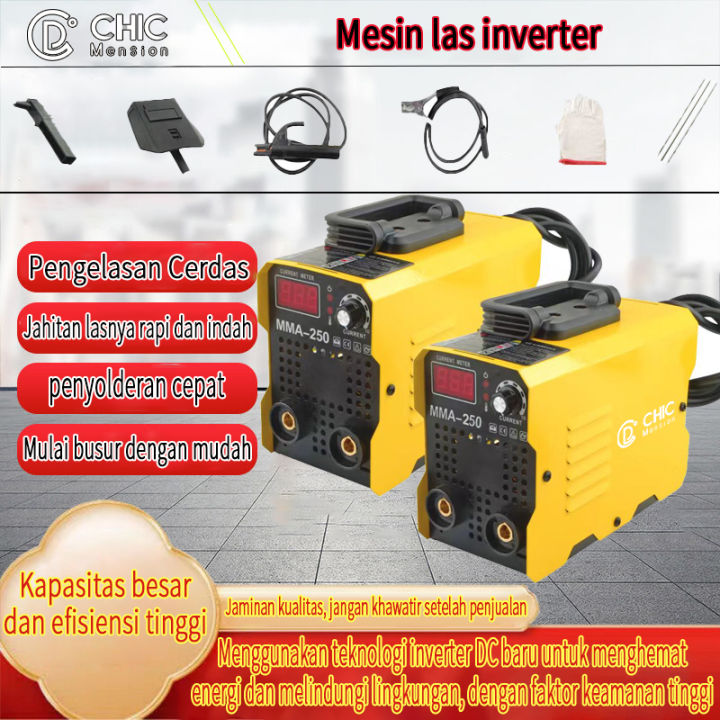 Mesin Las MMA-250/MMA-300/MMA-350/MMA-400/MMA-500 Ampere Mesin ...