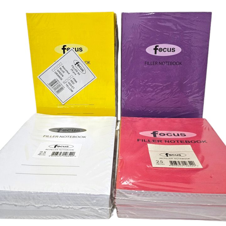 Focus Filler Pack of 25 Pieces A5 | Lazada PH