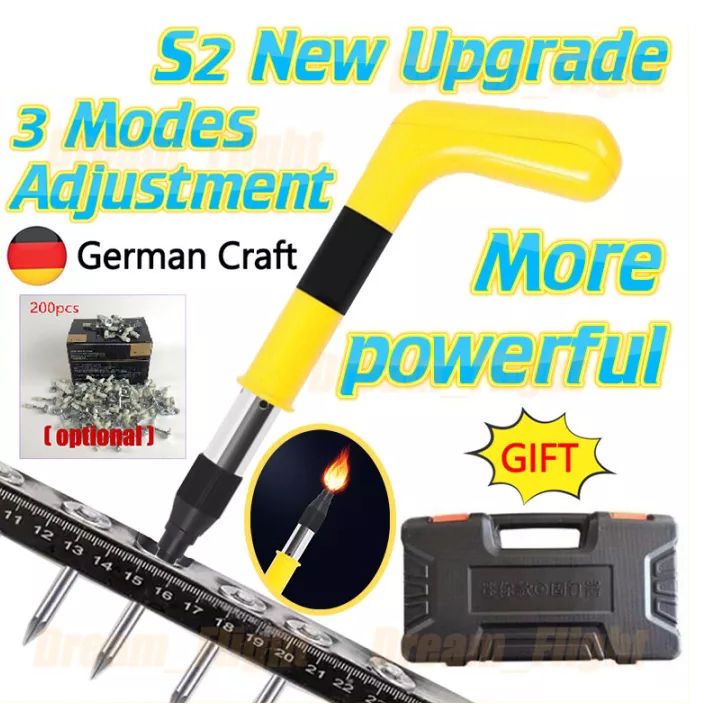 Manual Steel Nail Guns Mini Rivet Tool Set Concrete Wall Anchor Wire ...