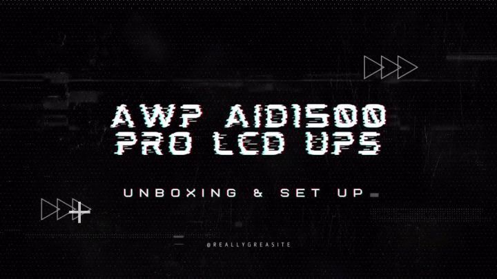 AWP AID1500 Pro LCD 900W-1500VA UPS with AVR Uninterruptible Power ...