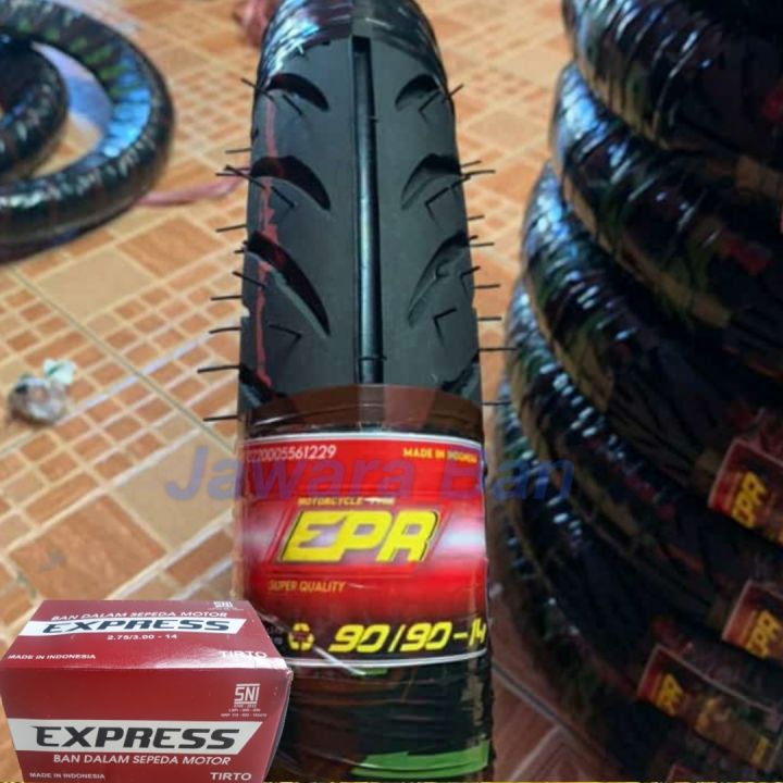 BAN MOTOR MATIC 90/90 14 PLUS BAN DALAM NON TUBELESS ( PAKAI BAN DALAM ...