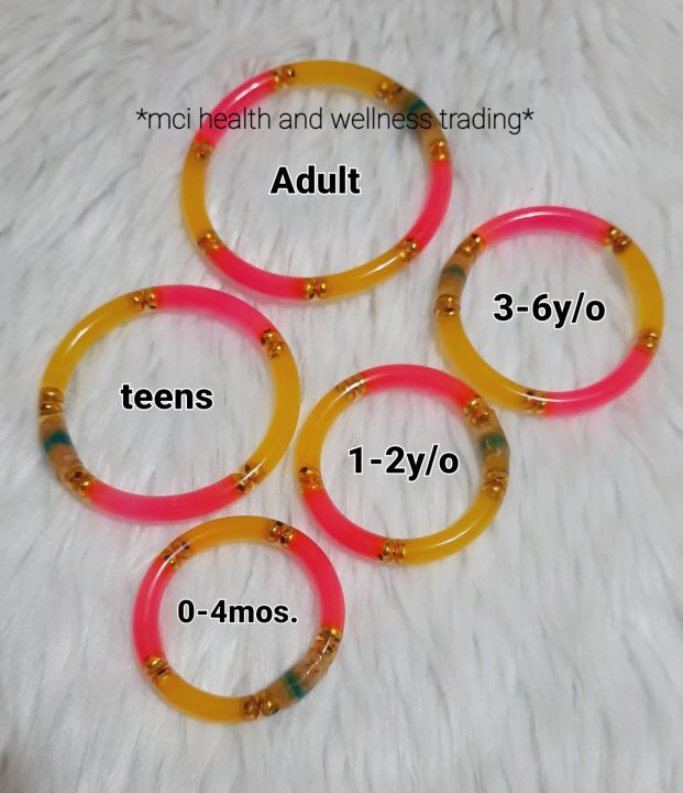 YellowPink Combi. Kontra Usog | Bati | Anti- Usog Bangles protection ...