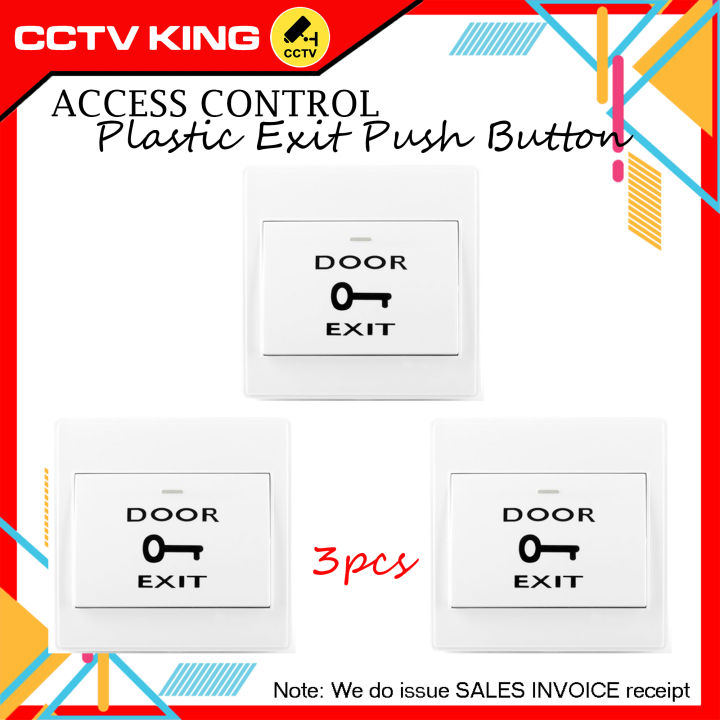 Wide Exit Push Button for Access Control, Exit Button, Access Control Push Button | Lazada PH