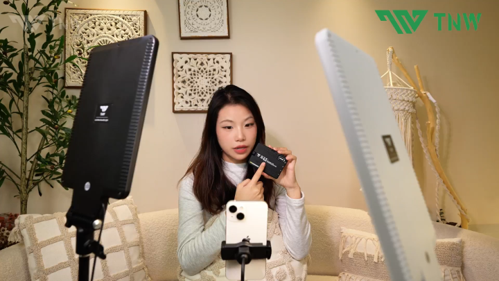 TNW DX30 Đèn LED livestream Điều chỉnh vô cấp Đèn Beauty chữ nhật hỗ ...