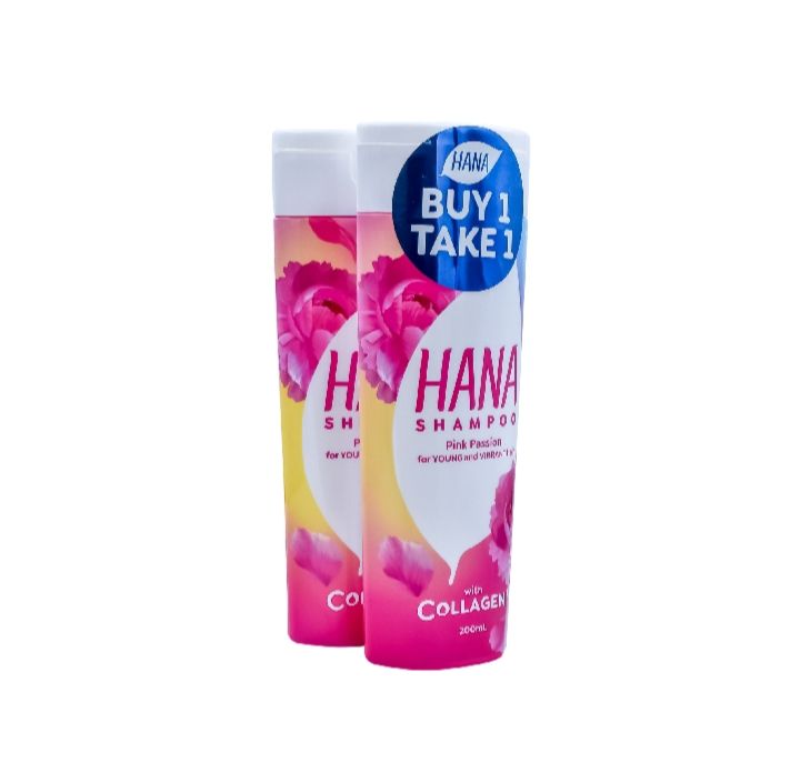 Hana Shampoo with collagen 200ml Buy1Take1 | Lazada PH
