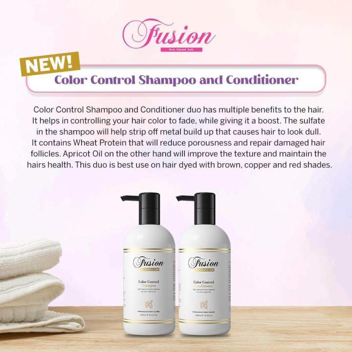 Fusion Color Control shampoo & Conditioner 300ml | Lazada PH