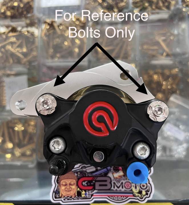 CB MOTO: HENG BOLTS FOR 2POT CALIPER BRACKET CNC TITANIUM | Lazada PH