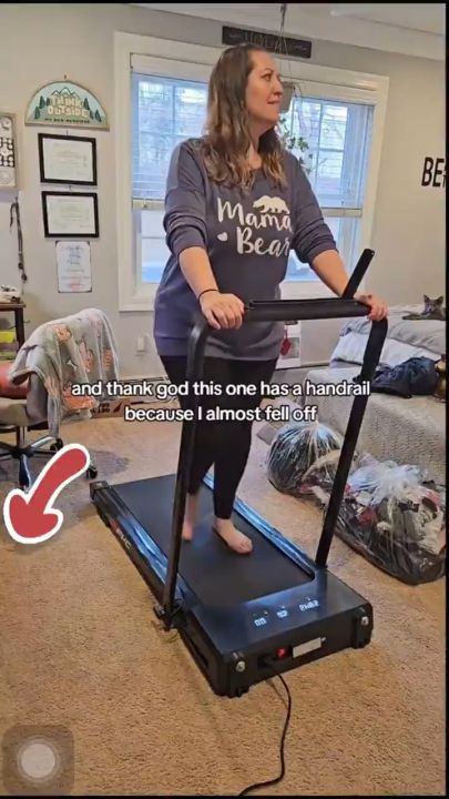 MY-HI Treadmill walking pad Foldable Smart Treadmill 3.0HP Electric ...