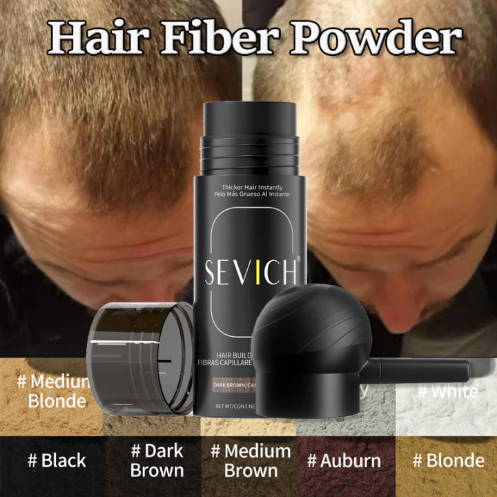 Hair Fiber Spray Hair Building Fibers Instant Thicken Regrowth Powder ...