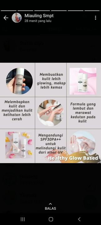 healthy glow base original korea 33ml | Lazada Indonesia